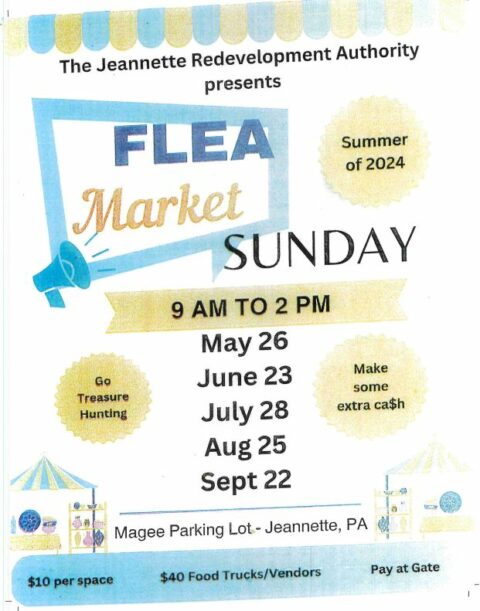 Flea Market Sunday – City of Jeannette